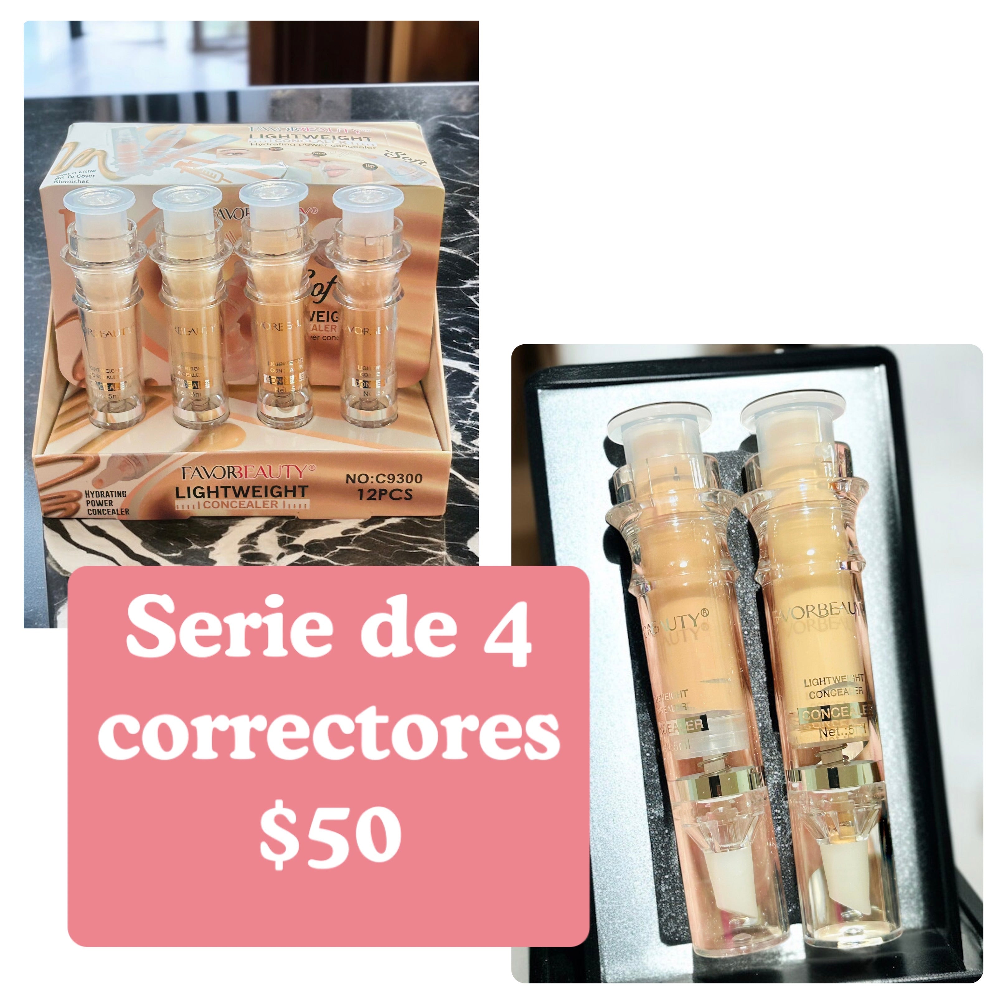 corrector en tipo jeringa, serie de 4 piezas, codigo a268 – accesorios al mayoreo julia